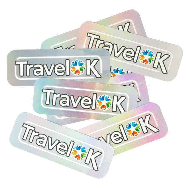 Holographic TravelOK Sticker | ShopTravelOK