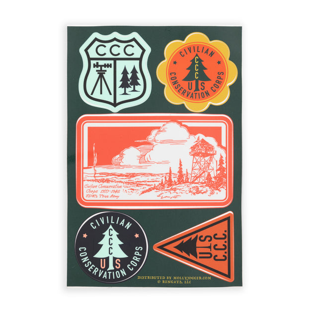 Civilian Conservation Corps Decal Sheet | ShopTravelOK